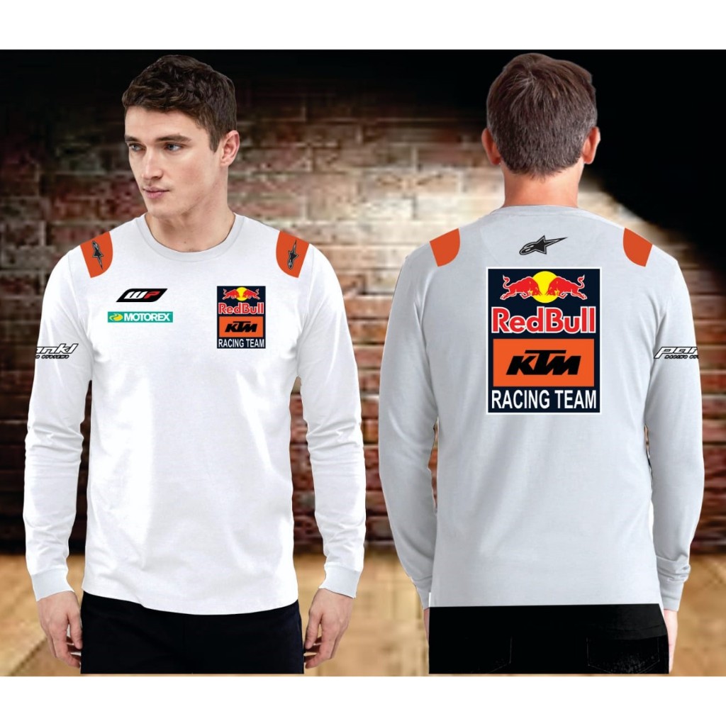 Jual kaos motor Ktm Team Crew MotoGp ( Replica )kaos tangan panjang Ktm ...
