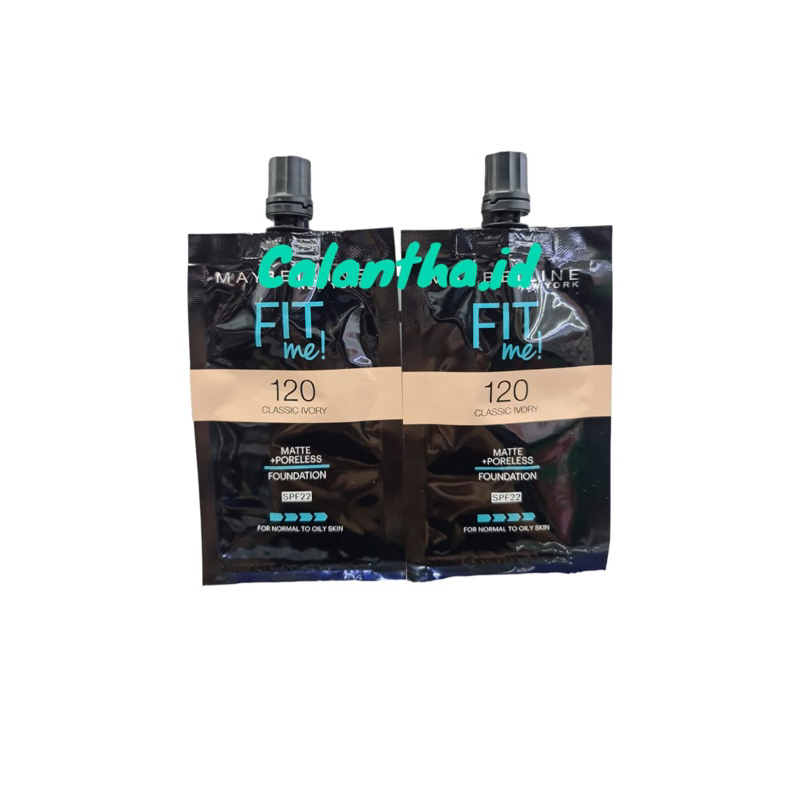 Jual Maybelline Fit me foundation matte+poreless sachet | Shopee Indonesia