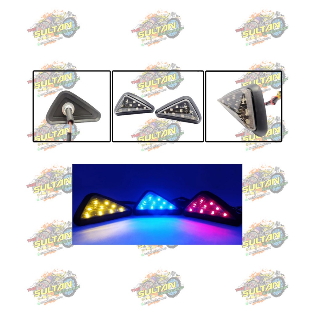 Jual LAMPU SEIN SEN LED TEMPEL SEGITIGA | Shopee Indonesia