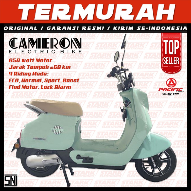 Jual Pacific CAMERON Sepeda Motor Listrik Electric Bike Ebike | Shopee ...