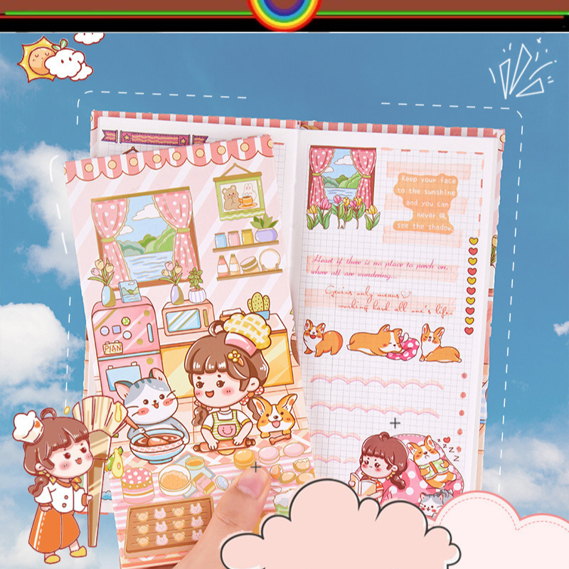 Jual BUKU DIARY JOURNALING HARD COVER LEBAR ISI 60 LEMBAR MOTIF MISS ...