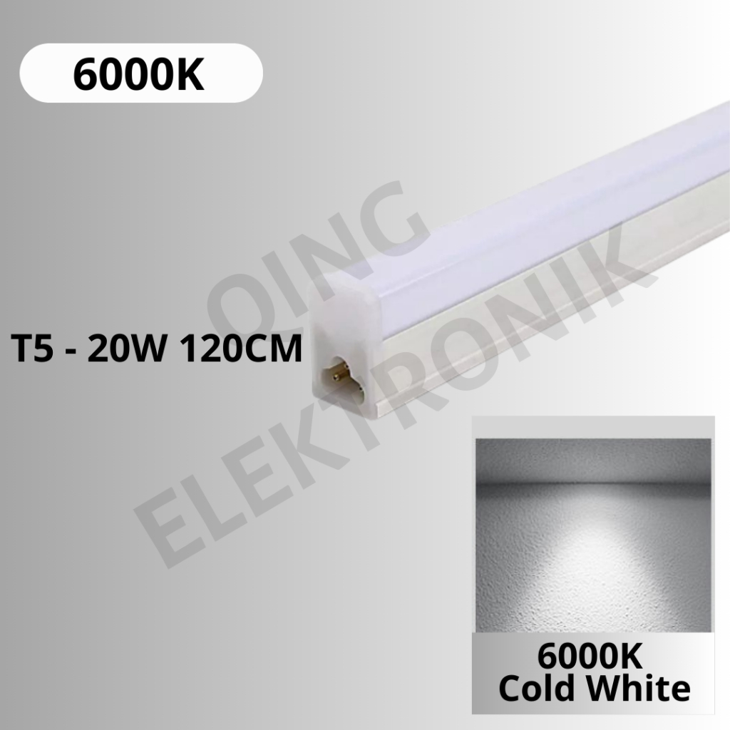 Jual Lampu T5 TL Lampu T5 LED Tube T5 Light Tubelight 20W 120CM ...