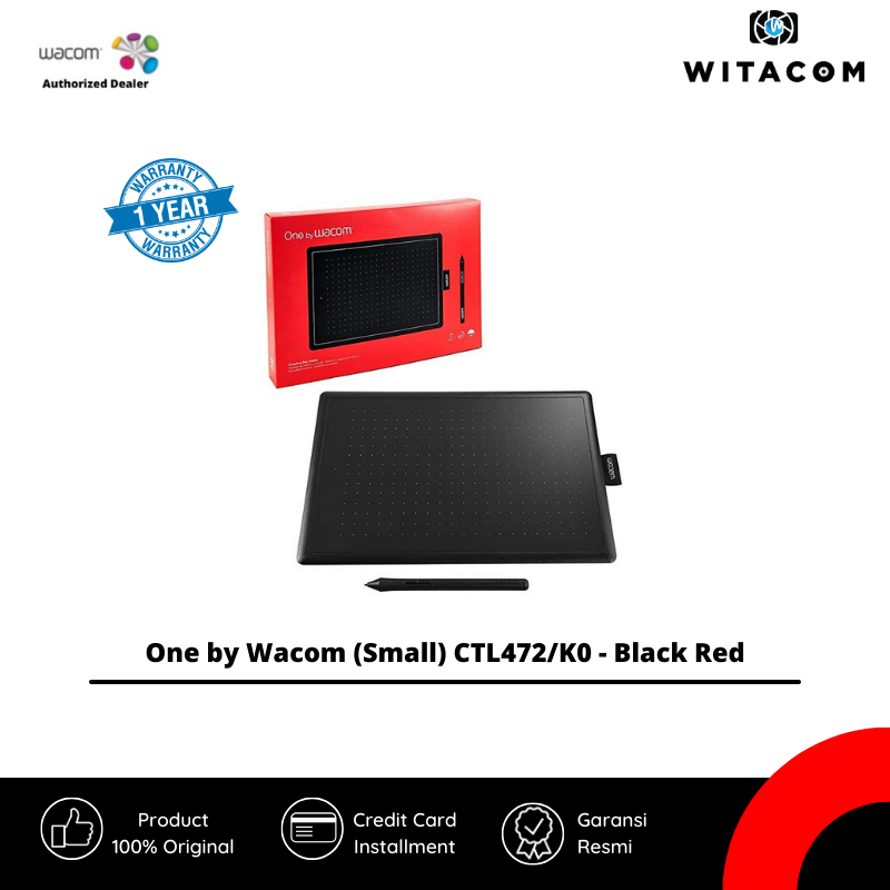 Jual One by Wacom CTL-472/K0-CX Creative Pen Tablet CTL472 CTL 472 KO ...