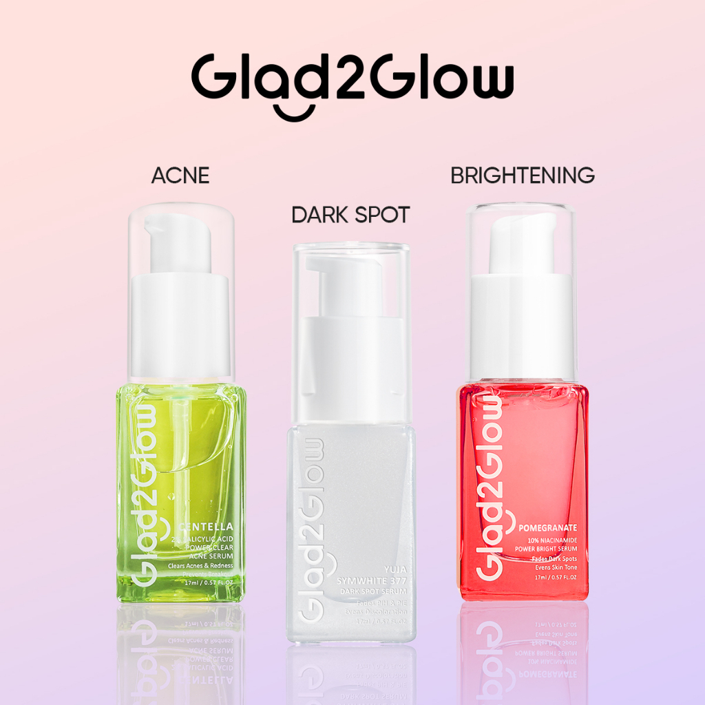 Jual GLAD2GLOW Serum Series 17ml | Shopee Indonesia