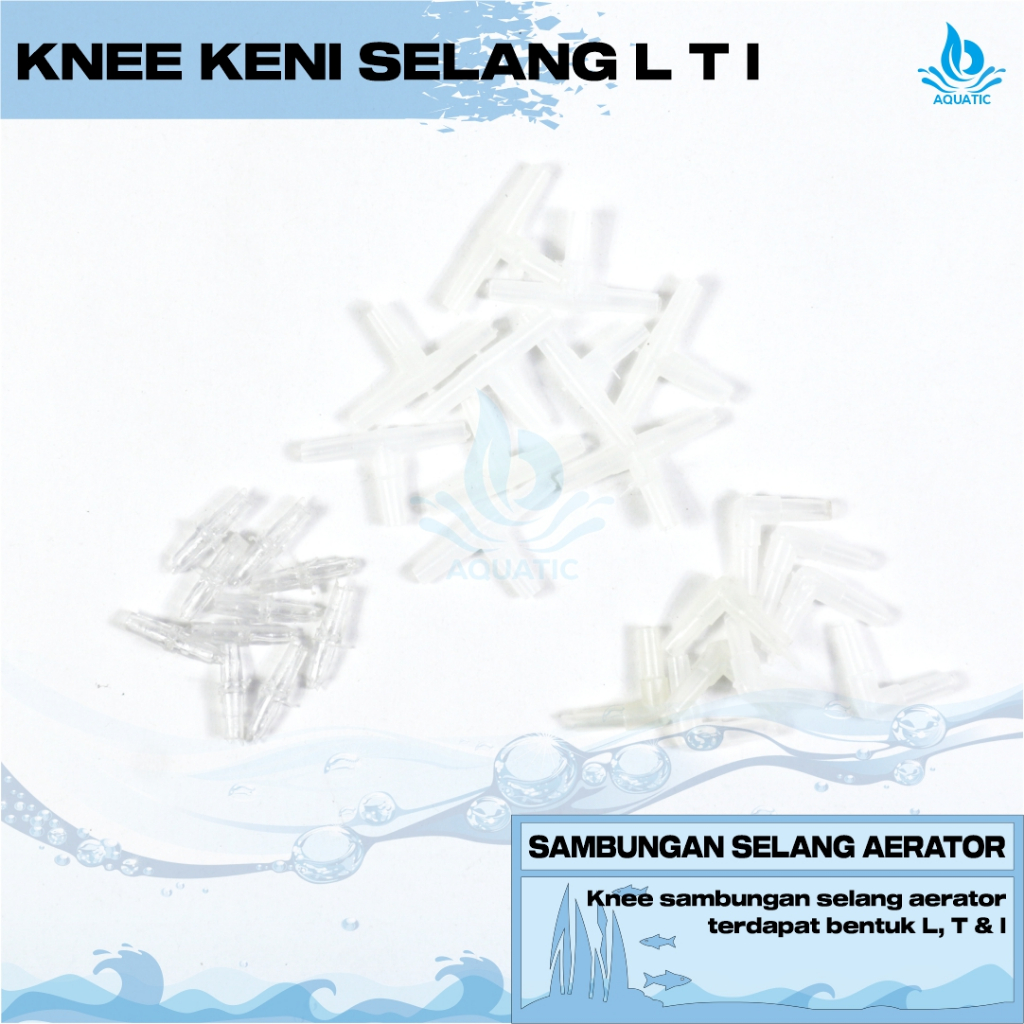 Jual Knee Keni Sambungan Selang Aerator Aquarium Bentuk L T I | Shopee ...