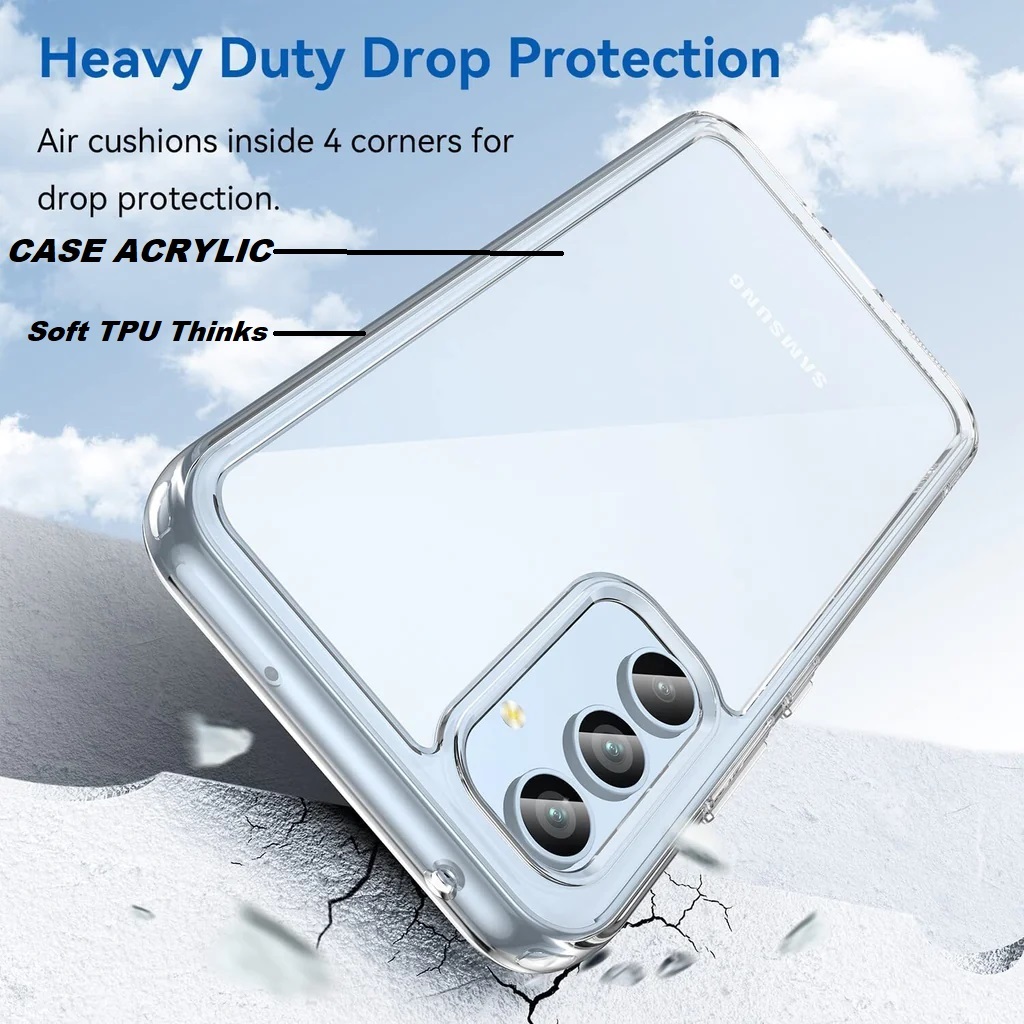 Jual Original SPACE Case CLEAR Anti Samsung A16 A54 A55 A34 A24 A14 A06 A05 A05s A53 A73 A33 A22 ...