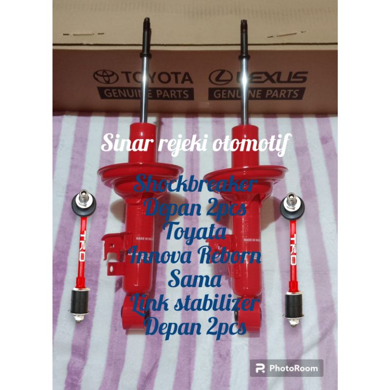 Jual shockbreaker depan innova Reborn TRD+ link stabilizer depan, 2pcs ...