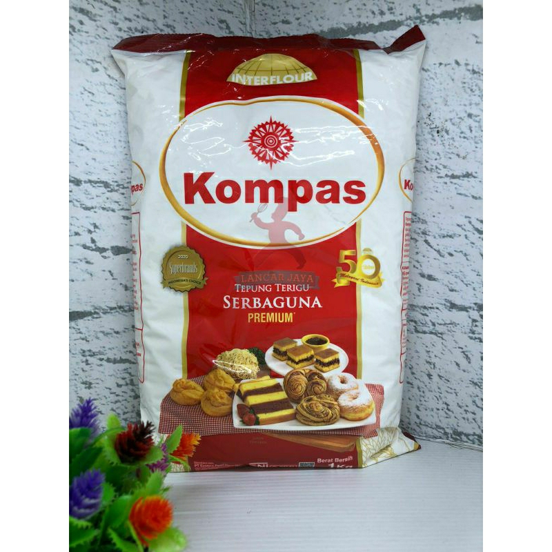Jual Tepung Terigu Kompas 1kg | Shopee Indonesia