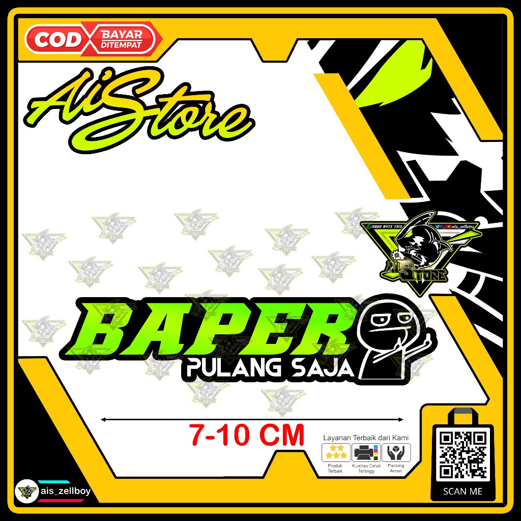 Jual Stiker Baper Pulang Saja | Shopee Indonesia