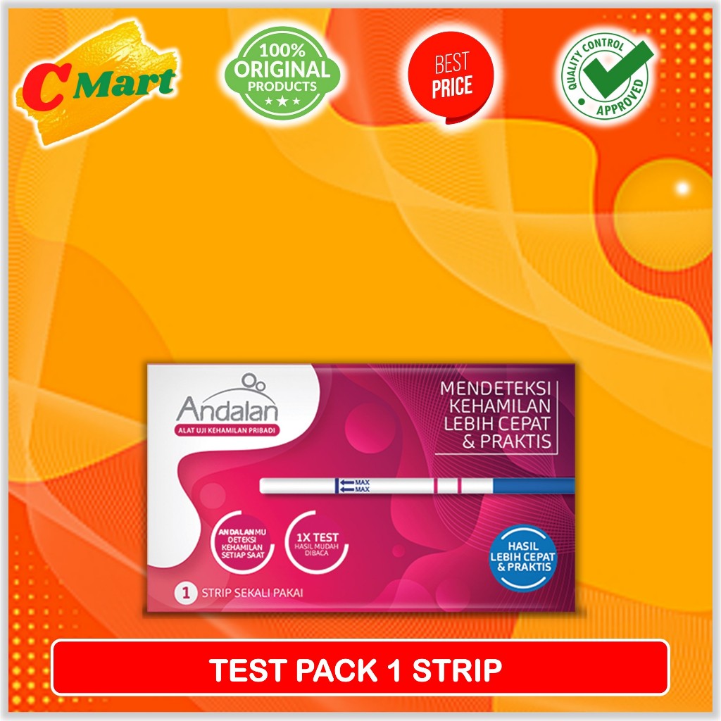 Jual Andalan Pregnancy Test Kit 1 Strip - - Alat Uji Cek Kehamilan ...