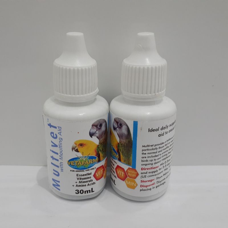 Jual MULTIVET LIQUID VETAFARM 30ML | Shopee Indonesia