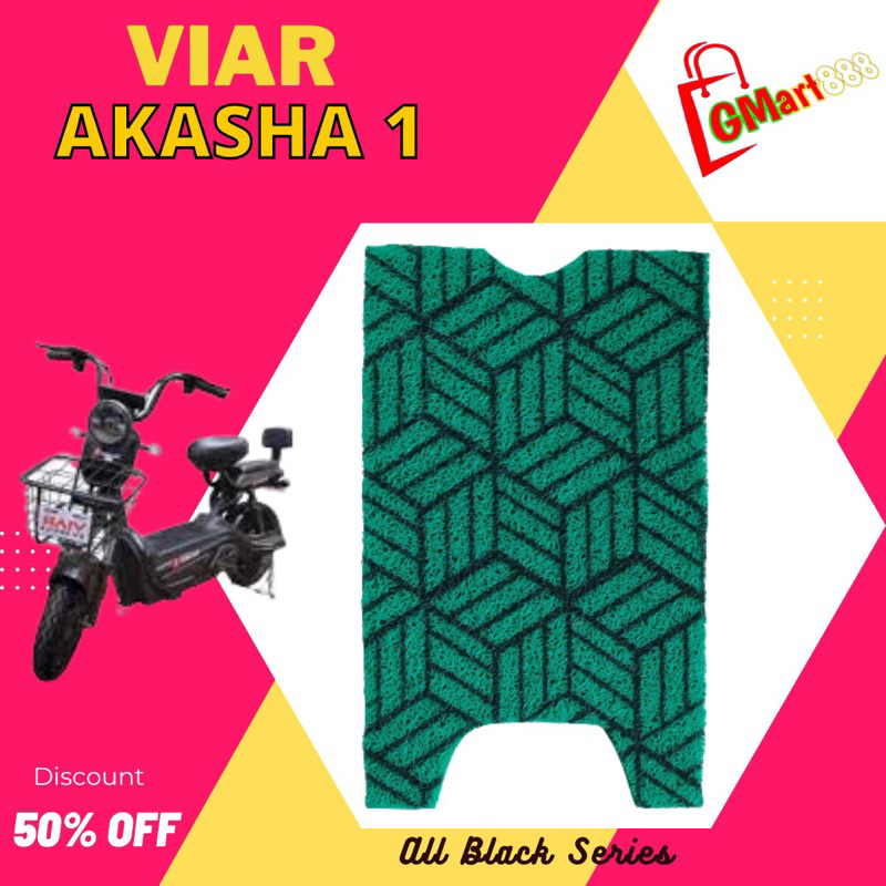 Jual Karpet sepeda motor listrik Viar Akasha 1 Printing Black Series ...