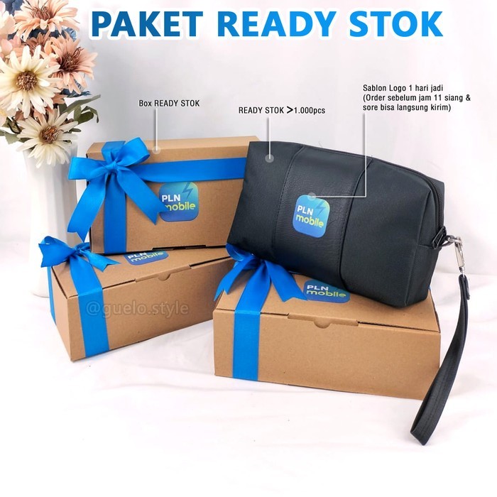 Jual Seminar Kit Pouch Kulit GS14 + sablon logo | Shopee Indonesia