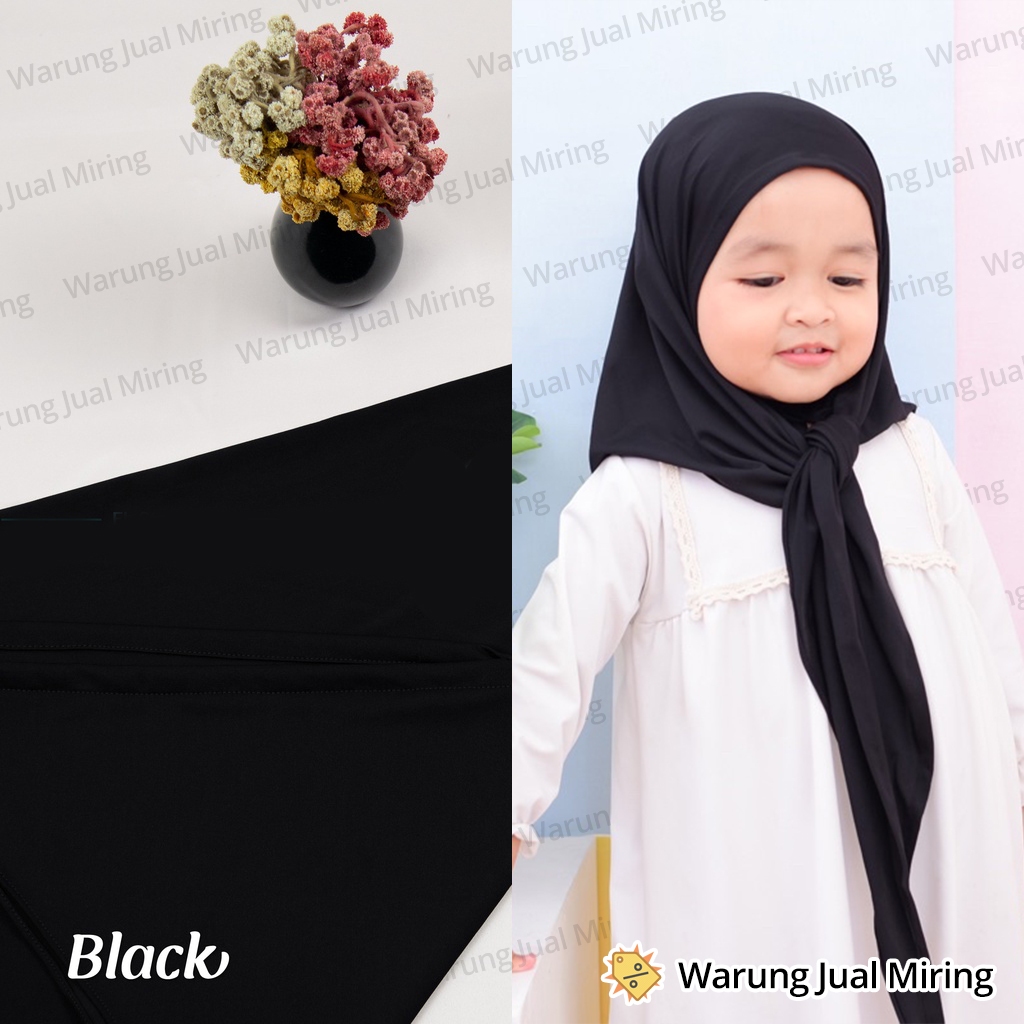 Jual Jilbab Anak Perempuan Instan 1-12 Tahun Hijab Pet Kerudung Bergo ...