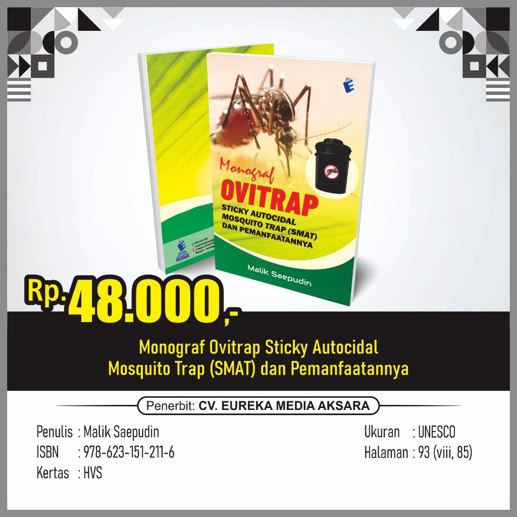 Jual Monograf Ovitrap Sticky Autocidal Mosquito Trap (SMAT) dan ...