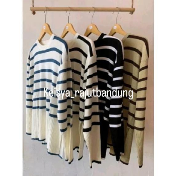 Jual Sweater Rajut -Haru-Knit Atasan-Wanita L/XL/XXL | Shopee Indonesia