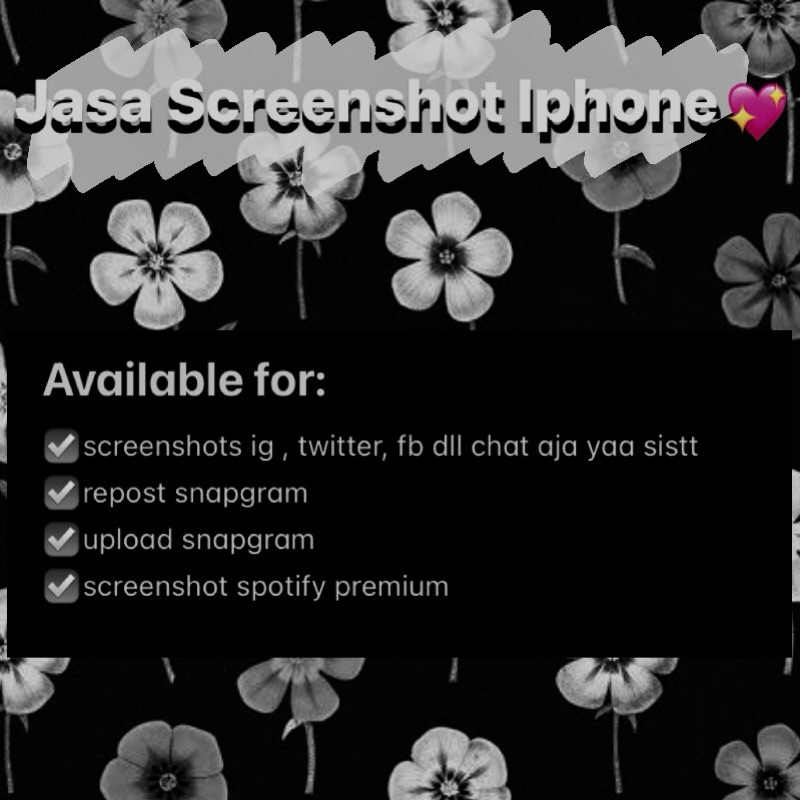 Jual Jasa SS Iphone Screenshot screen record ios baca deskripsi ... Jual Jasa SS Iphone Screenshot screen record ios baca deskripsi ...