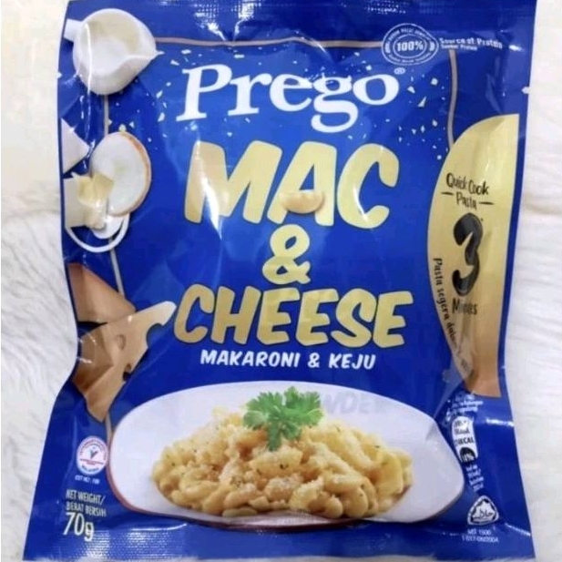 Jual PREGO Quick Cook Pasta - Mac & Cheese 70g | Shopee Indonesia