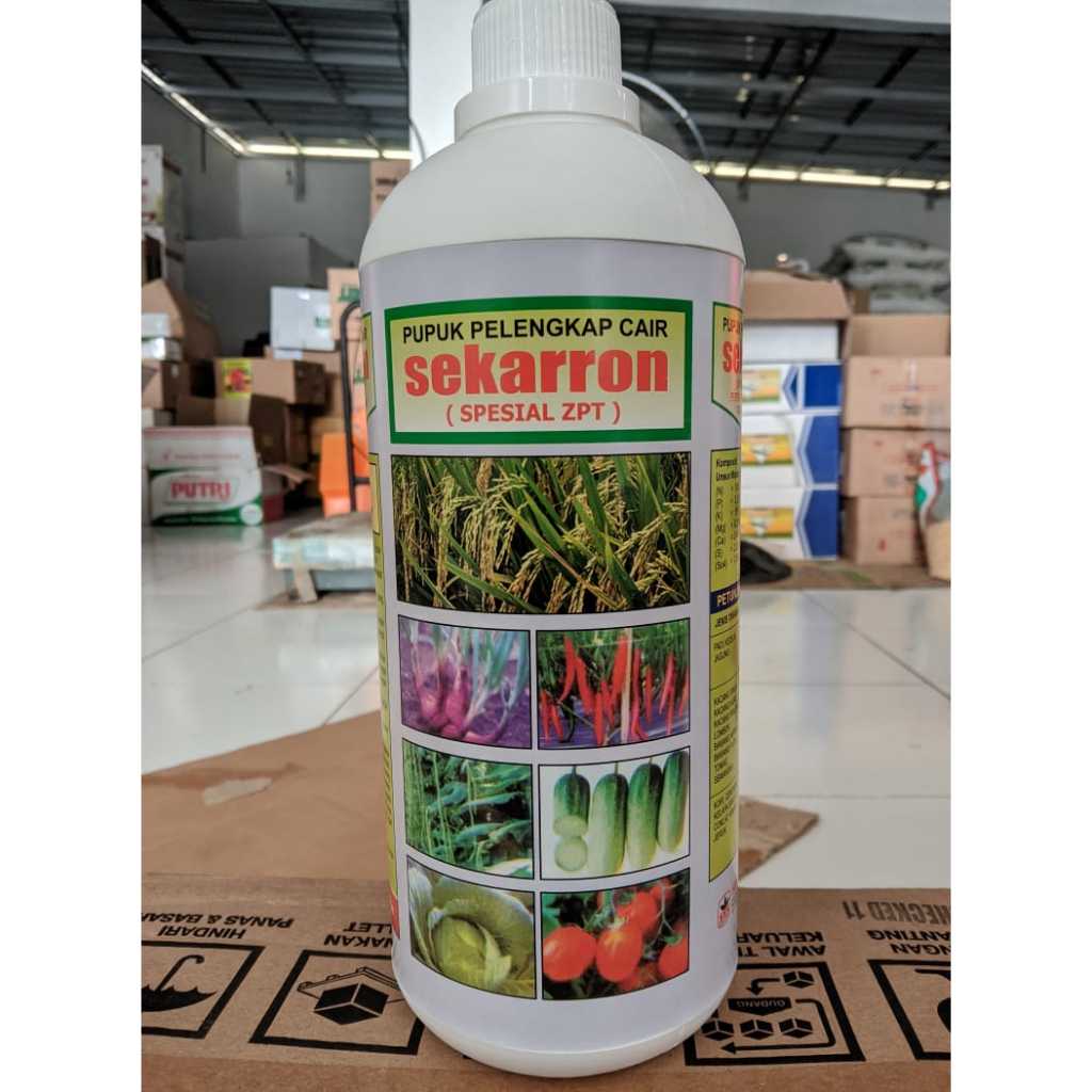 Jual Pupuk Pelengkap Cair Special ZPT SEKARRON- 1 liter | Shopee Indonesia
