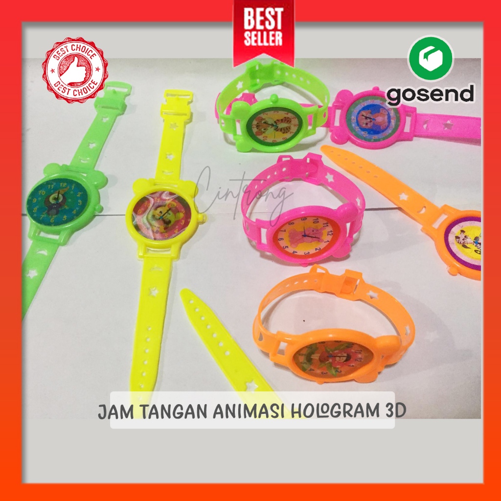 Jual Jam Tangan Anak Hologram Jam Animasi 3D Mainan | Shopee Indonesia
