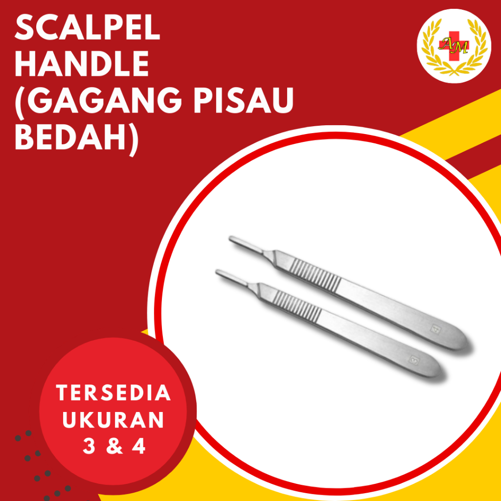 Jual Scalpel Handle Gagang Pisau Bedah Pisau Operasi Scapel Handle ...