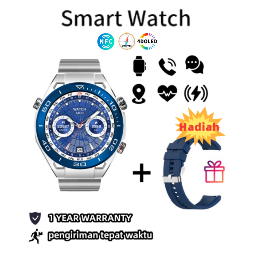 Jual HUAWEI WATCH Ultimate gaya terbaru smartwatch v520 max Jam tangan ...