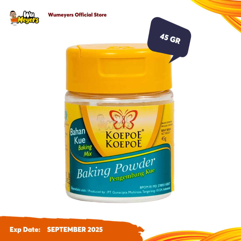 Jual Koepoe Koepoe Baking Powder 45 gr | Shopee Indonesia