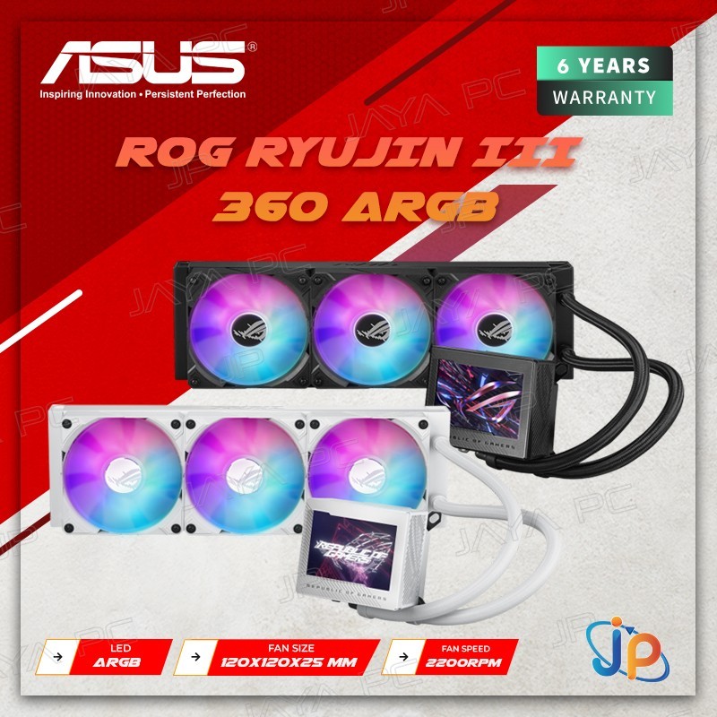 Jual ASUS ROG RYUJIN III 360 ARGB - Liquid Cooler CPU Fan 360mm ...