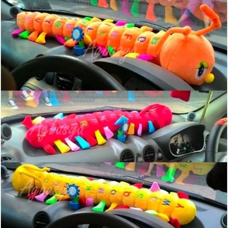 Jual BONEKA ULAT ULIL JUMBO BESAR 85 CM HIASAN KACA MOBIL KARAKTER ...