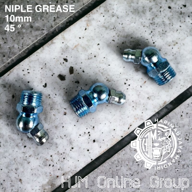 Jual NIPPLE GREASE - NIPLE NIPEL GRIS - NEPEL GEMUK STEMPET 10mm M10 ...