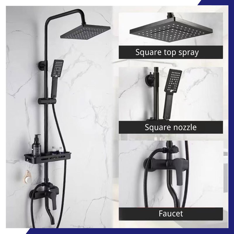 Jual SUS 304 Shower Set Kamar Mandi Rain Shower/Set Shower Air Panas ...