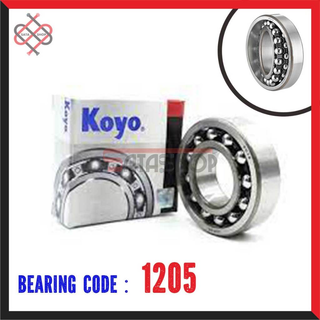 Jual DOUBLE PELOR BEARING SELF ALIGN 1205 KOYO JEPANG MERK KOYO JEPANG ...