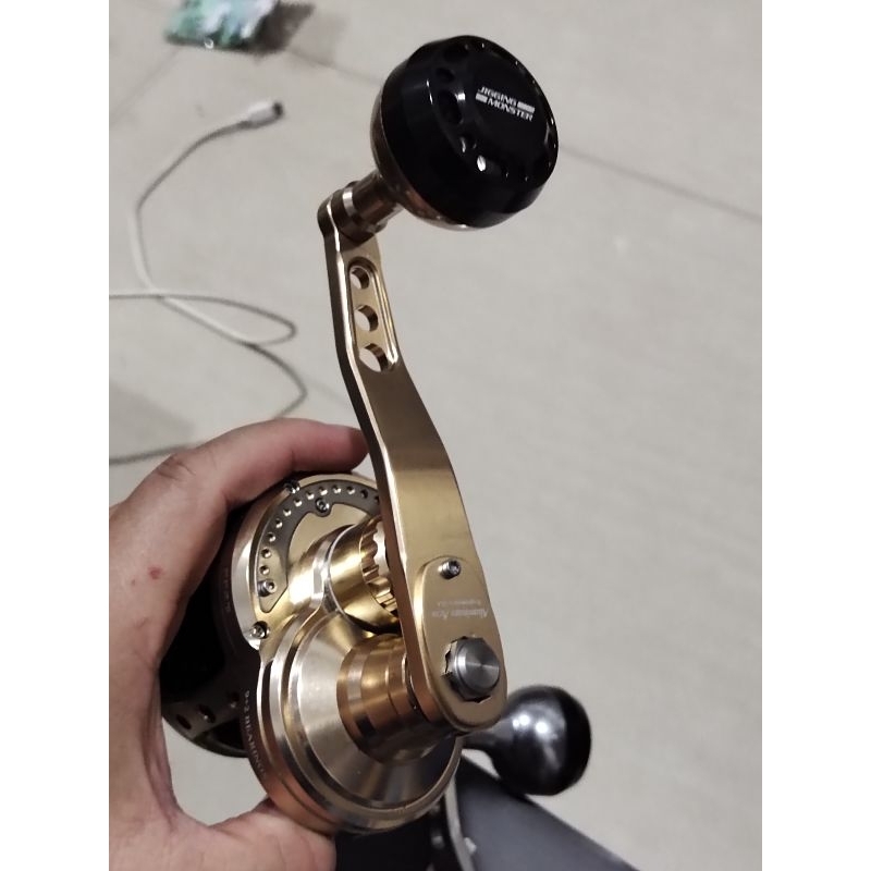 Jual reel overhead jigging monster striker 400 hl left atau hr right ...