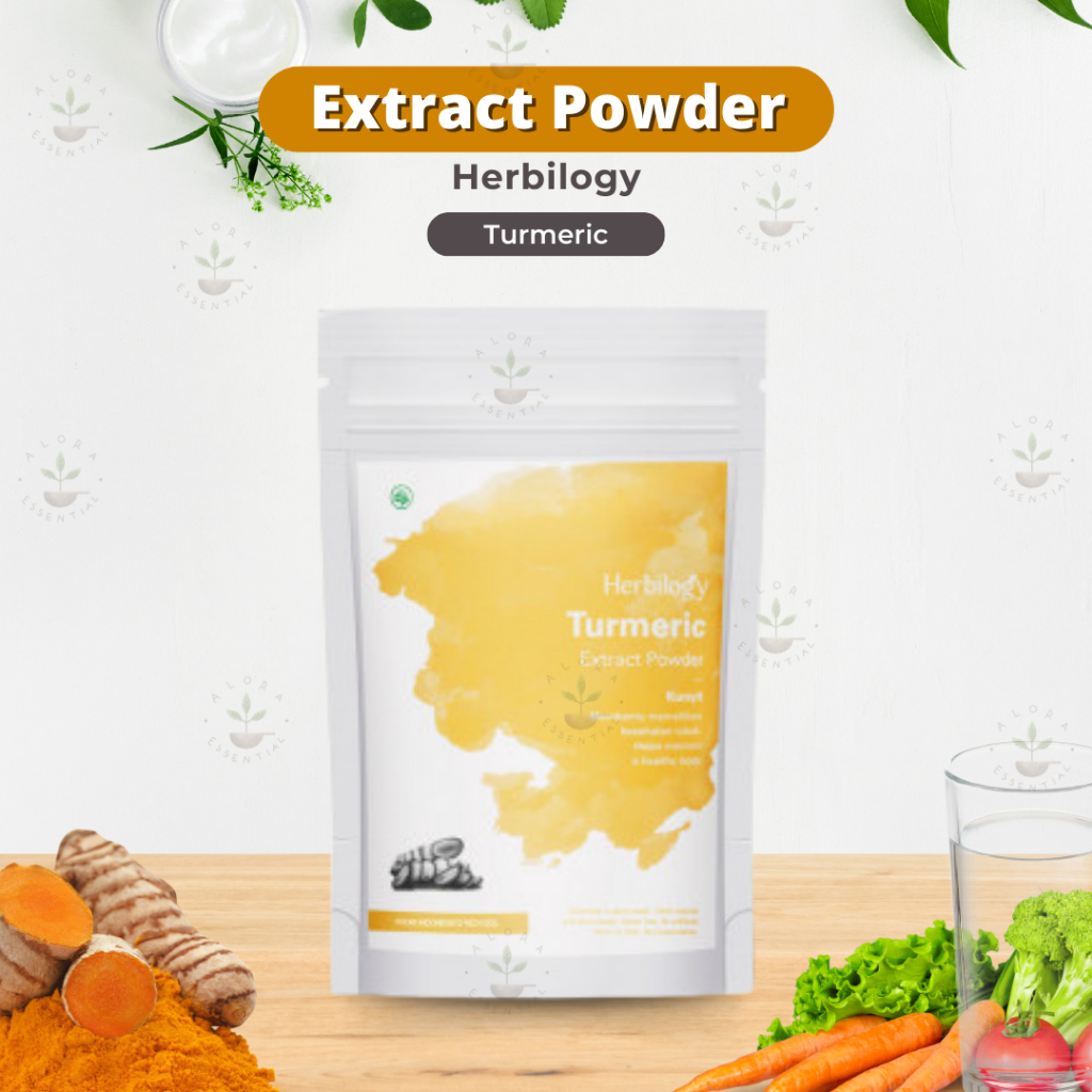 Jual HERBILOGY Turmeric Extract Powder (Kunyit) 100g | Shopee Indonesia