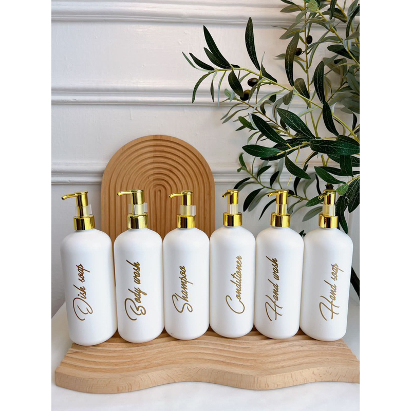 Jual Botol Refil Pump 500ml Gold Mewah | Shopee Indonesia