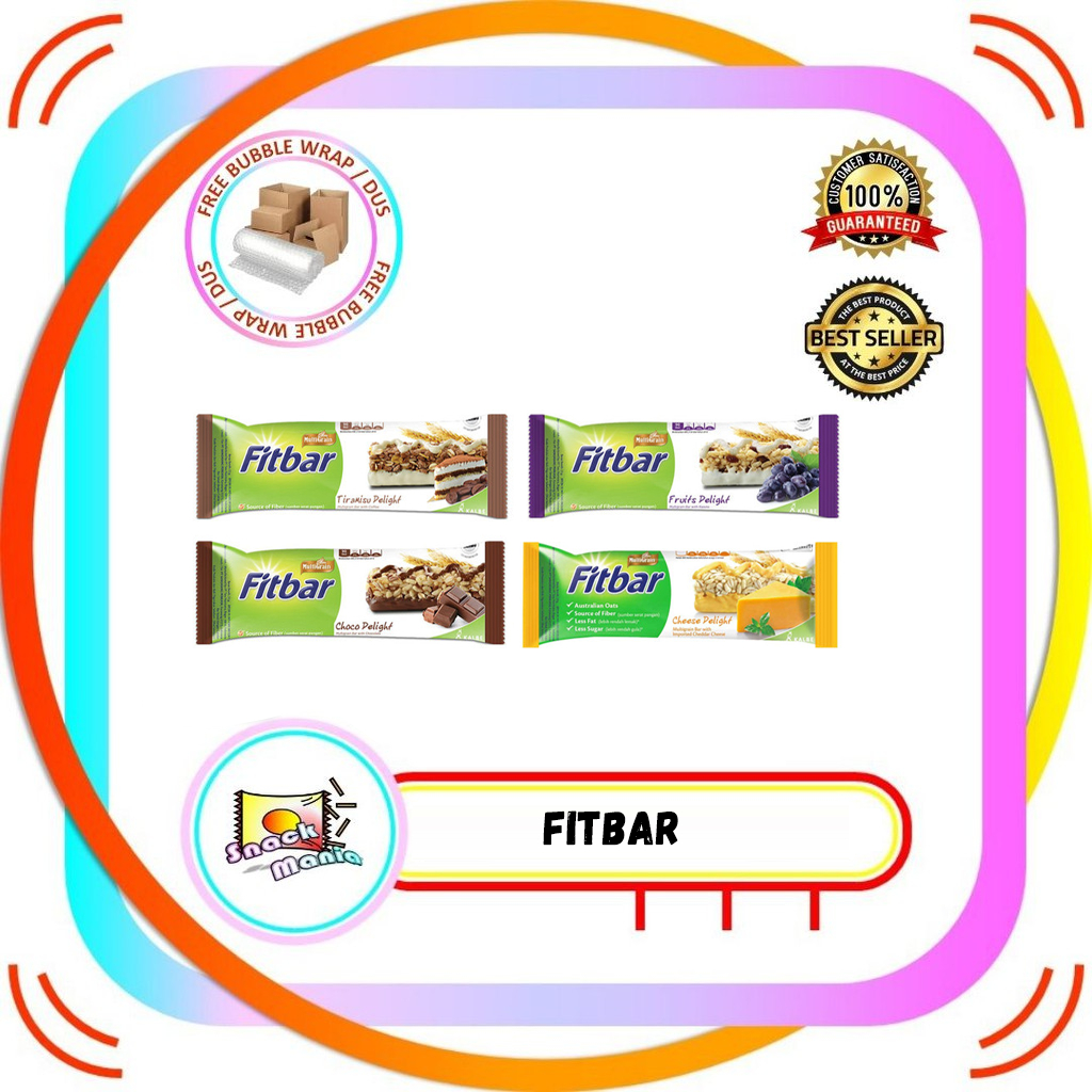 Jual Fitbar Snack Sehat Fit Bar Cereal 1 Pc Tiramisu Coklat Choco ...