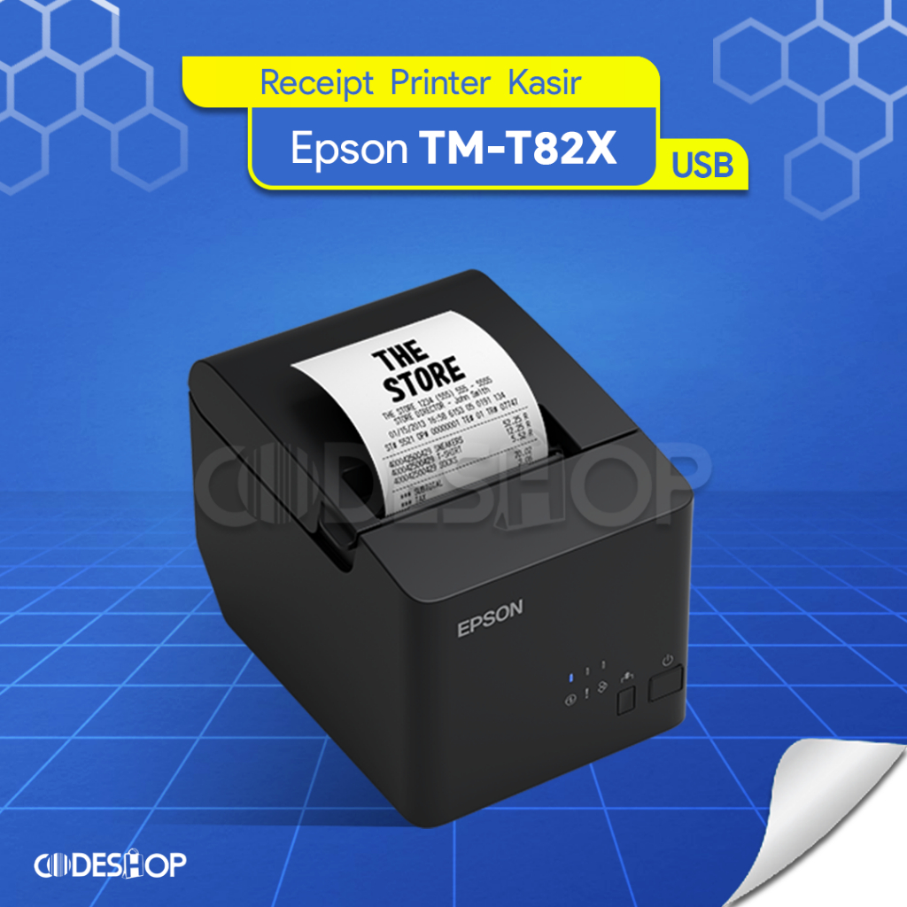 Jual PRINTER STRUK KASIR SWALAYAN GROSIR EPSON TM T82 TMT82 KERTAS 80 ...