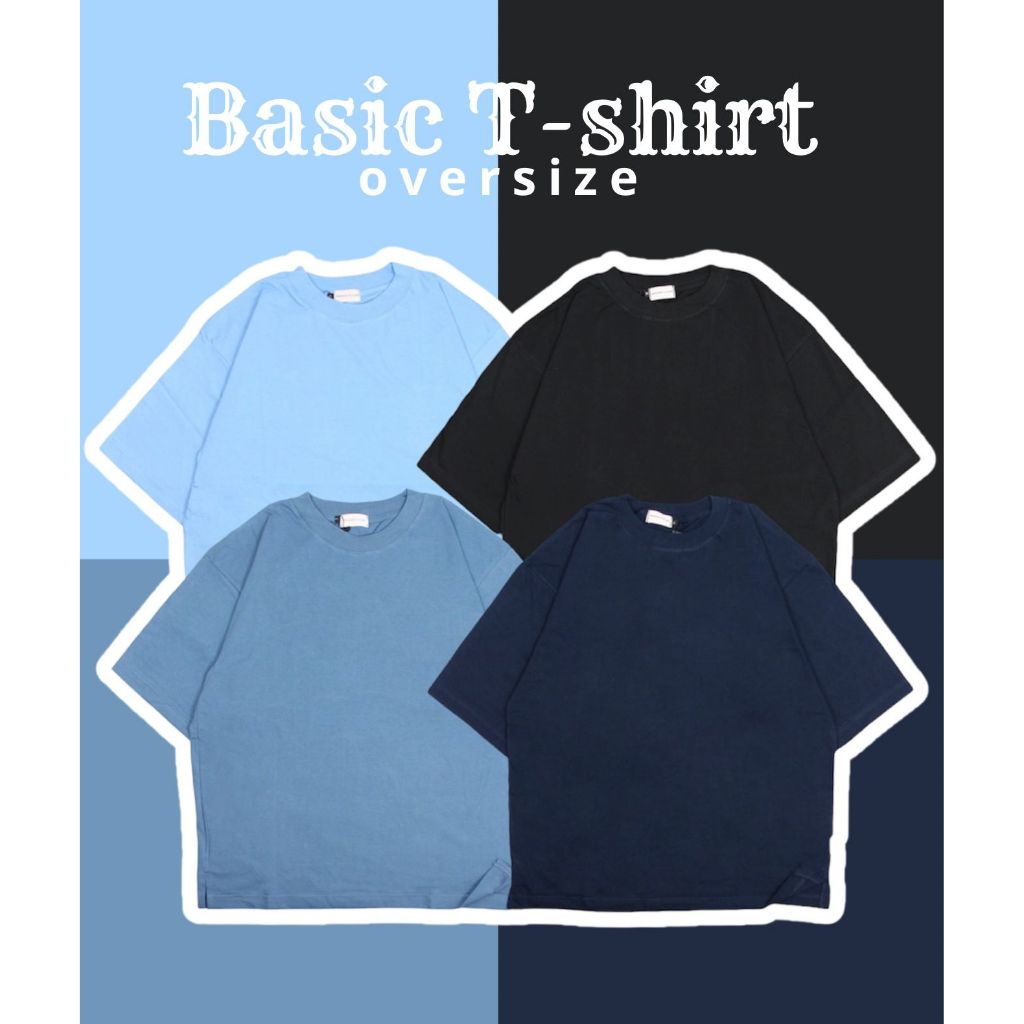 Jual KAOS POLOS OVERSIZE PRIA RANGKAY | Shopee Indonesia