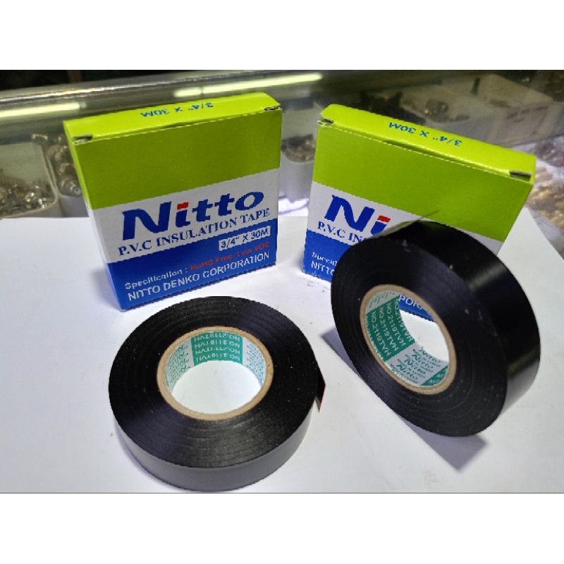Jual ISOLASI NITTO / ISOLASI LISTRIK HITAM NITTO | Shopee Indonesia
