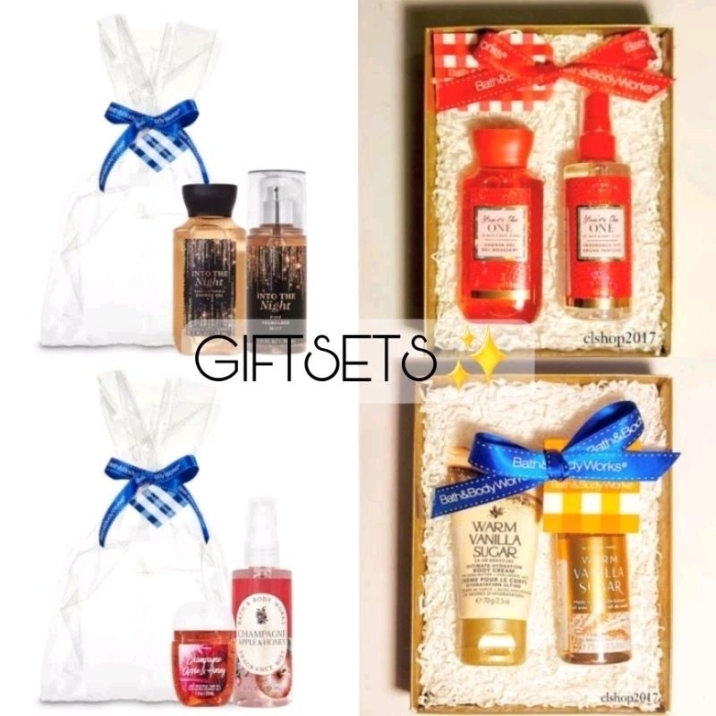 Jual ONSALE! ️ BATH & BODY WORKS BBW GIFTSET GIFT SET CHAMPAGNE TOAST ...