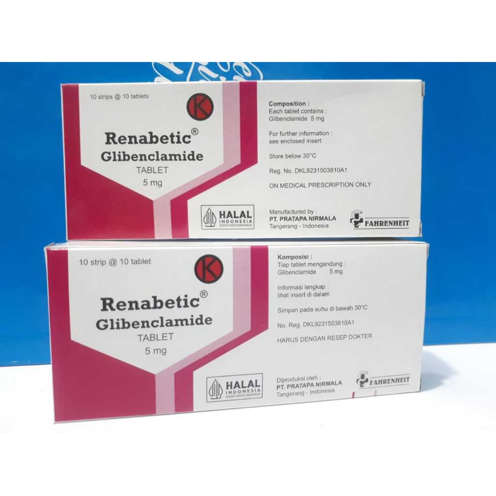 Jual RENABETIC TABLET (HARGA YANG TERTERA HARGA PER 1 STRIP ISI 10 ...
