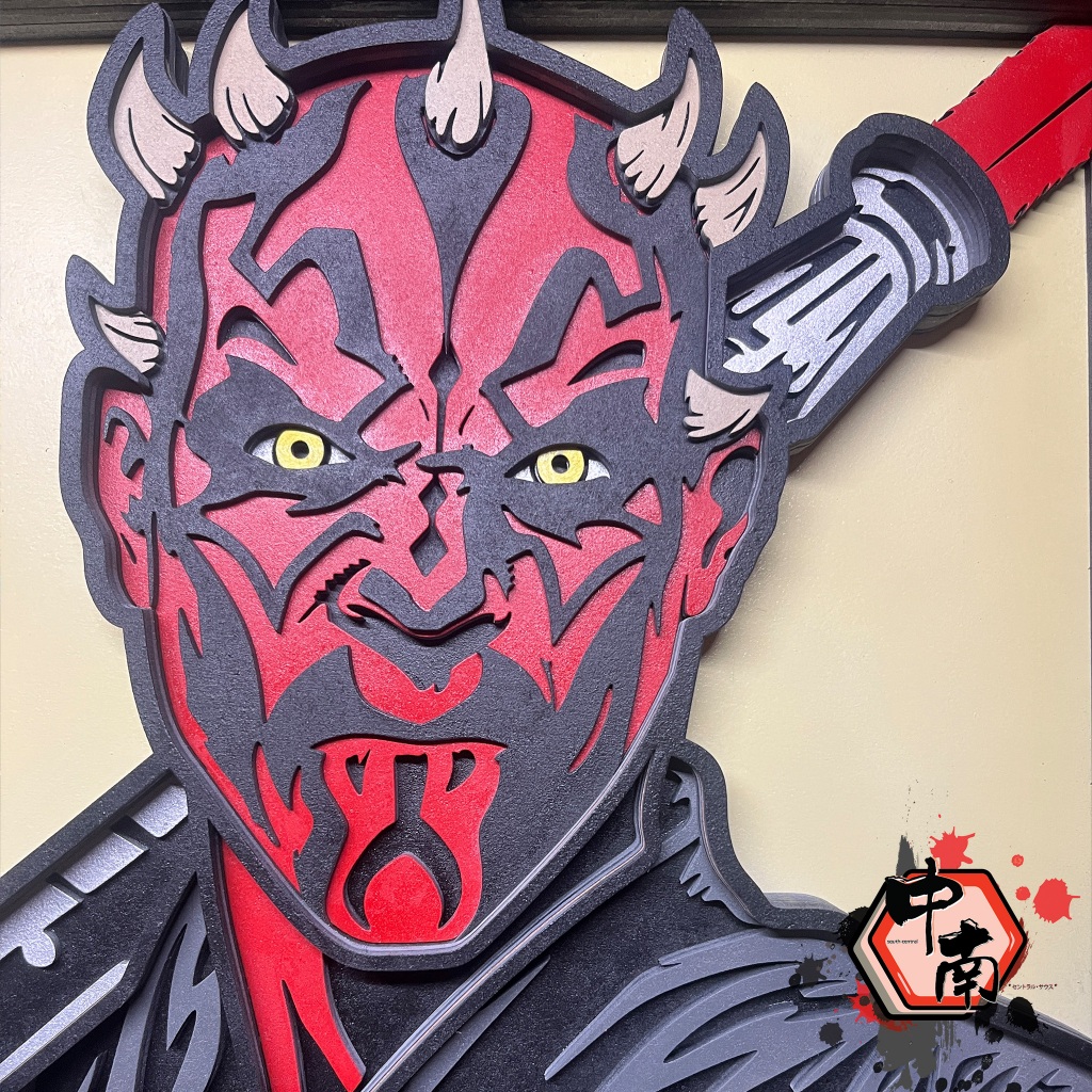 Jual Poster 3D Multilayer Star Wars Darth Maul | Shopee Indonesia