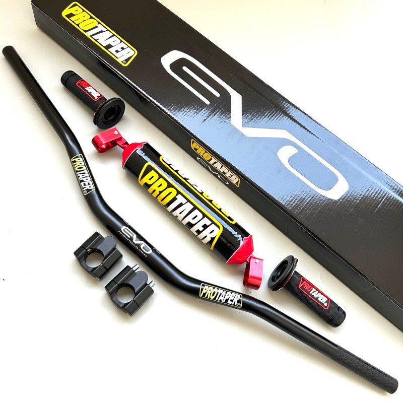 Jual stang/stir fatbar protaper evo tipe low stang set raiser plus busa ...