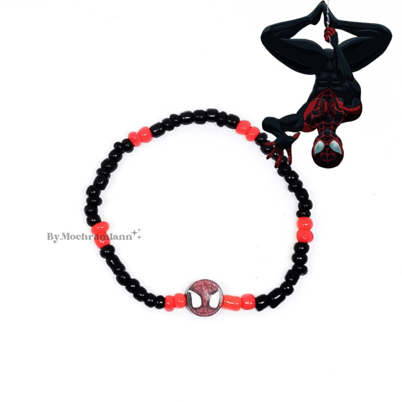 Jual Gelang Couple Spiderman Miles Morales & Gwen Stacy | Spiderman ...
