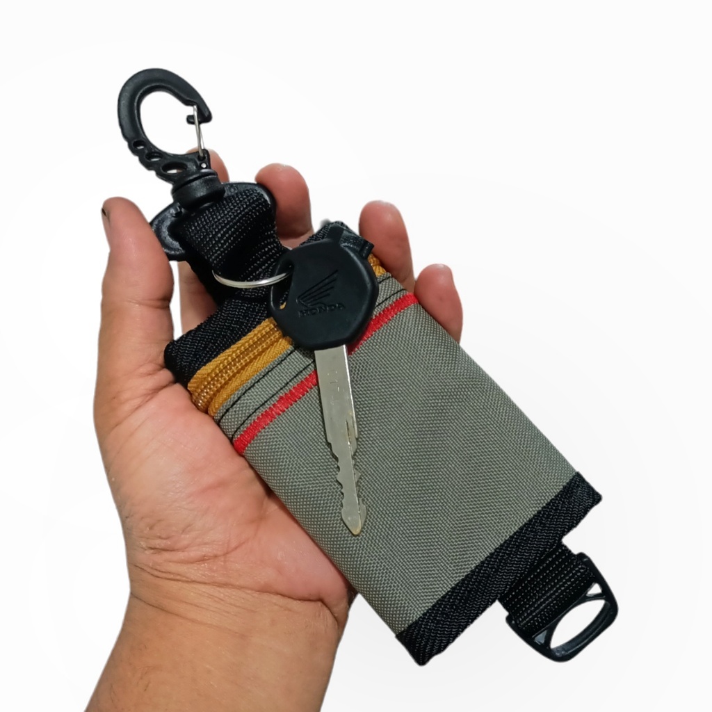Jual Dompet stnk gantungan kunci mobil motor bahan nilon polos desain ...
