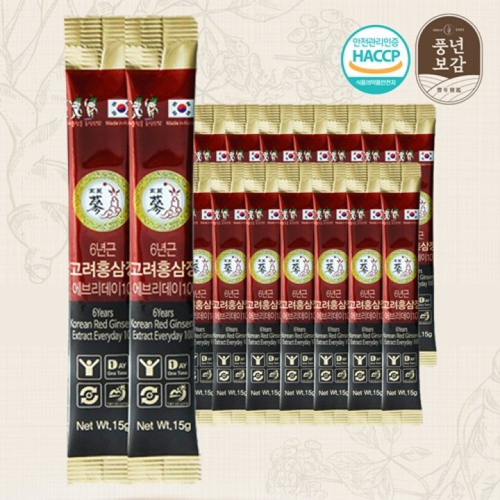 Jual Ginseng Korea Red Ginseng Extract Everyday isi 10 Sachet | Shopee ...