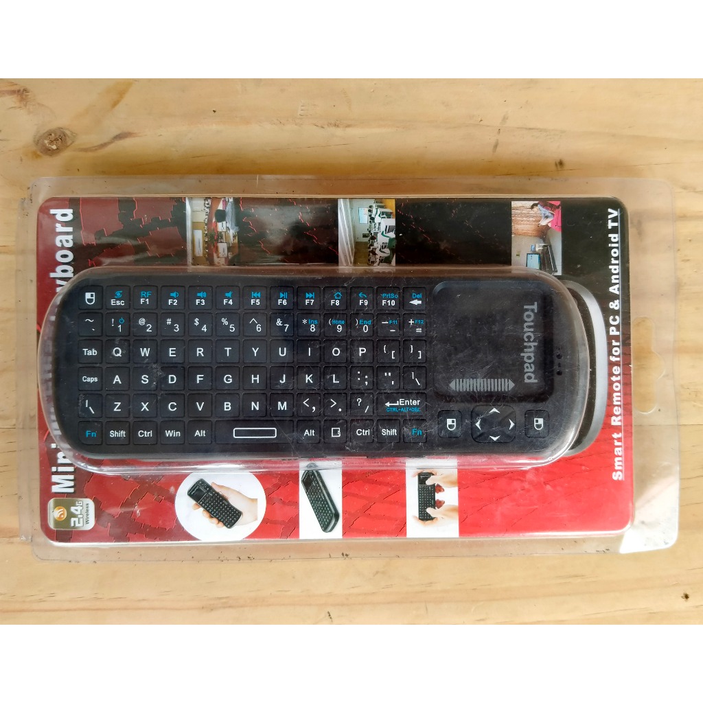 Jual Keyboard Wireless 2 4g Air Mouse Keyboard Touchpad Shopee Indonesia