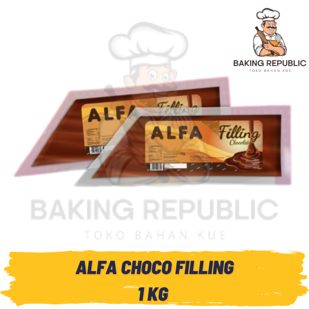 Jual ALFA CHOCO FILLING | 1 KG | ALFA COKLAT FILLING KEMASAN SEGITIGA ...