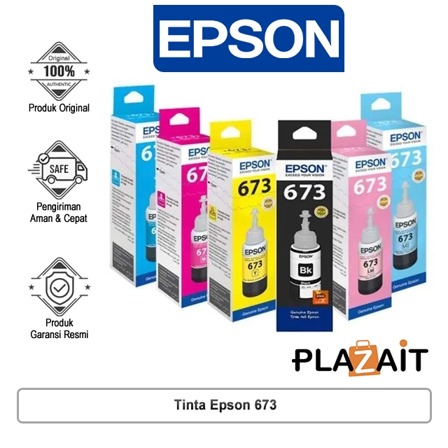 Jual Epson Tinta Ink 673 Original | Shopee Indonesia