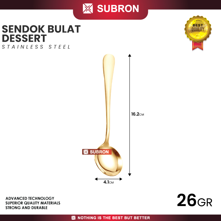 Jual SUBRON Alat Makan Sendok Garpu Pisau Makan Besar Kecil Sayur Tebal ...